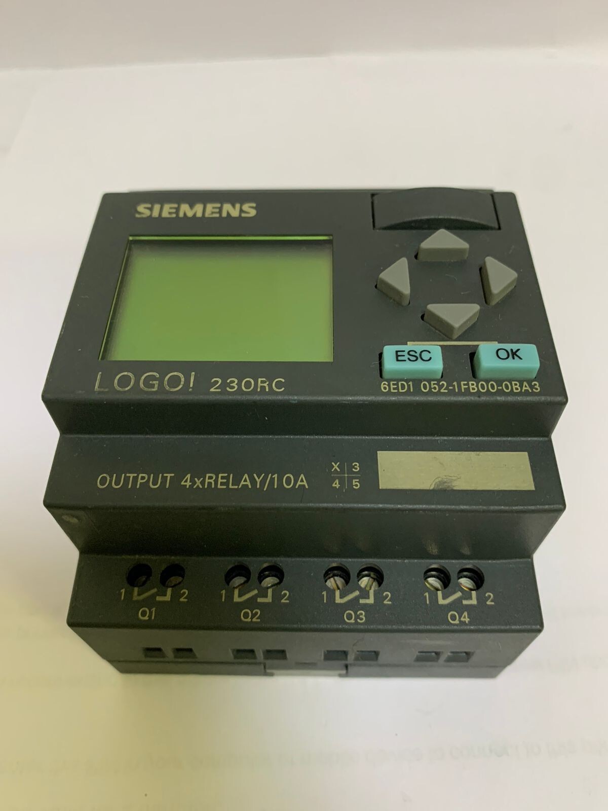 Siemens Logo 230RC DM8 230R Logic Module. 07/2001 Manual Only 230EC for ...