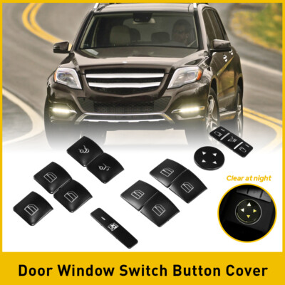 CAR PARTS 14X POWER WINDOW SWITCH BUTTON CAPS COVER FOR MERCEDESBENZ C ...