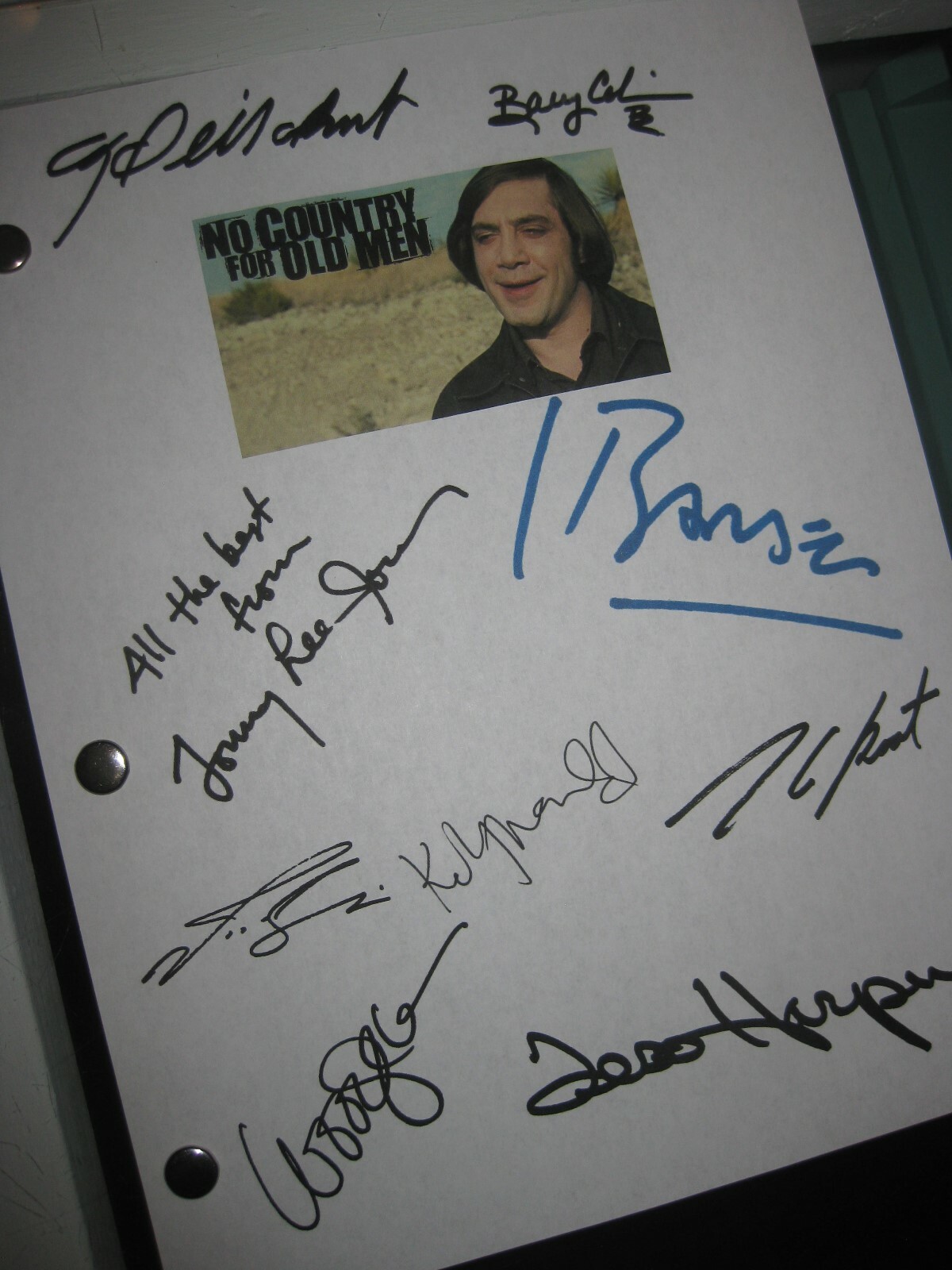 Tommy Lee Jones Autograph