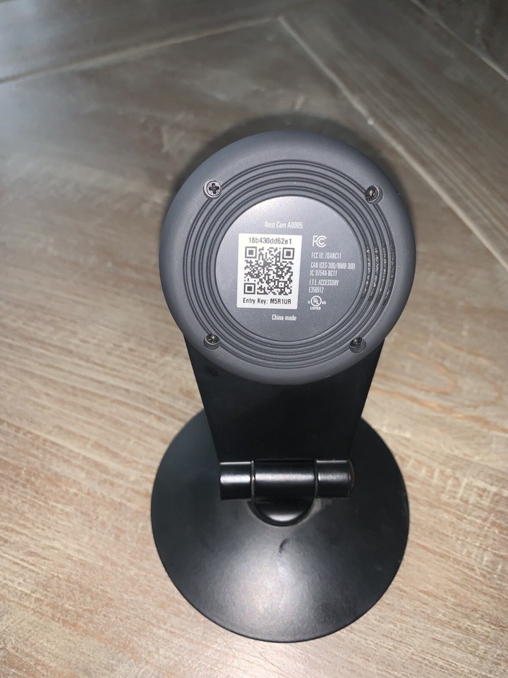 Google Nest A0005 Cam Wireless Indoor Smart Security Camera Black w ...