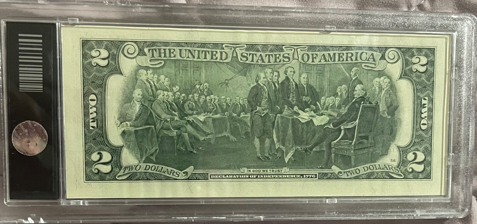 Rare Donald Trump Presidential Note $2 Bill Authenticated Uncirculated ...