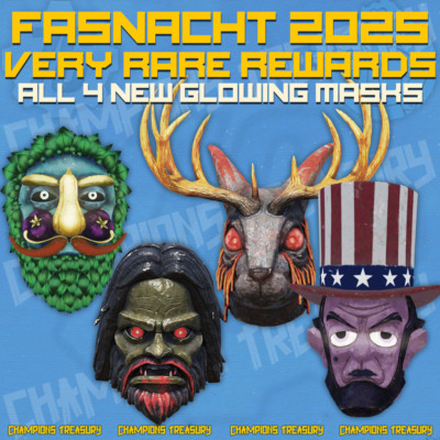 FALLOUT 76 [PC] FASNACHT 2025 ALL 4 NEW GLOWING MASKS RARE EVENT REWARD ...