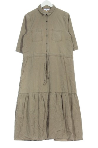 ANGE PARIS Robe chemisier Dames T EU 40 kaki style décontracté | eBay