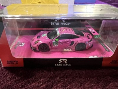 PORSCHE 911 GT3 RS PINK 1/64 DIECAST CAR ROXY STAR RACE SR FACTORY ...