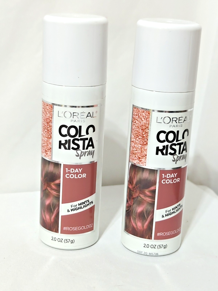 2 x L'Oreal Colorista 1-Day Temporary Hair Color Spray 2oz – CHOOSE ...