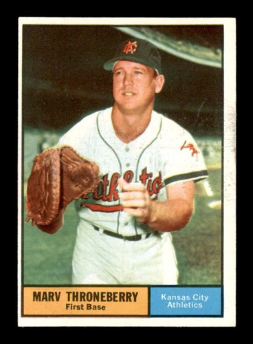 1961 Topps #57 Marv Throneberry EXMT X2579324 | eBay
