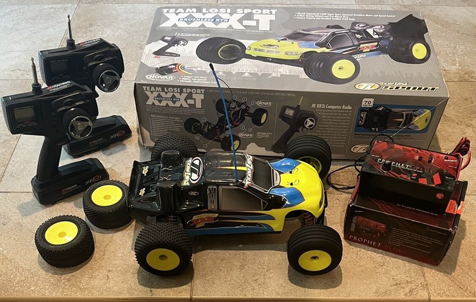 Vintage Team Losi XXXT Brushless RTR Stadium Truck 1/10th Scale 2WD Electric RC | eBay