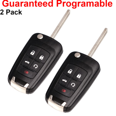 2 For 2010 2011 2012 2013 2014 2015 2016 Chevrolet Cruze Remote Car Key ...