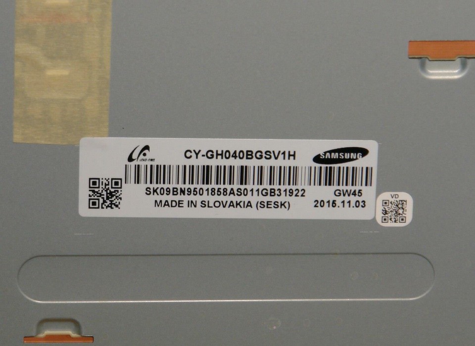 Samsung BN95 40" & 55" LCD / LED Display TV Screen Panel Panels - New ...