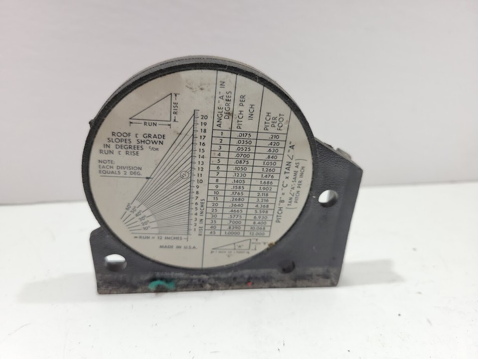 Mayes Plastic Level and Angle Finder Magnetic Base | eBay