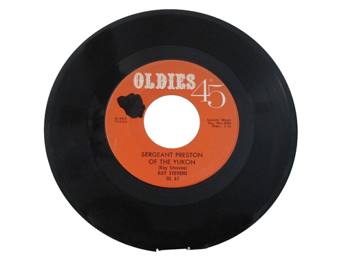 45 RECORD - RAY STEVENS - SERGEANT PRESTON OF THE YUKON | eBay
