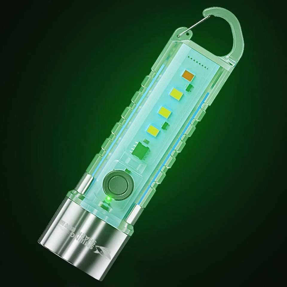 LED SMD Pocket Flashlight Rechargeable Handheld Flashlight with Clip ...