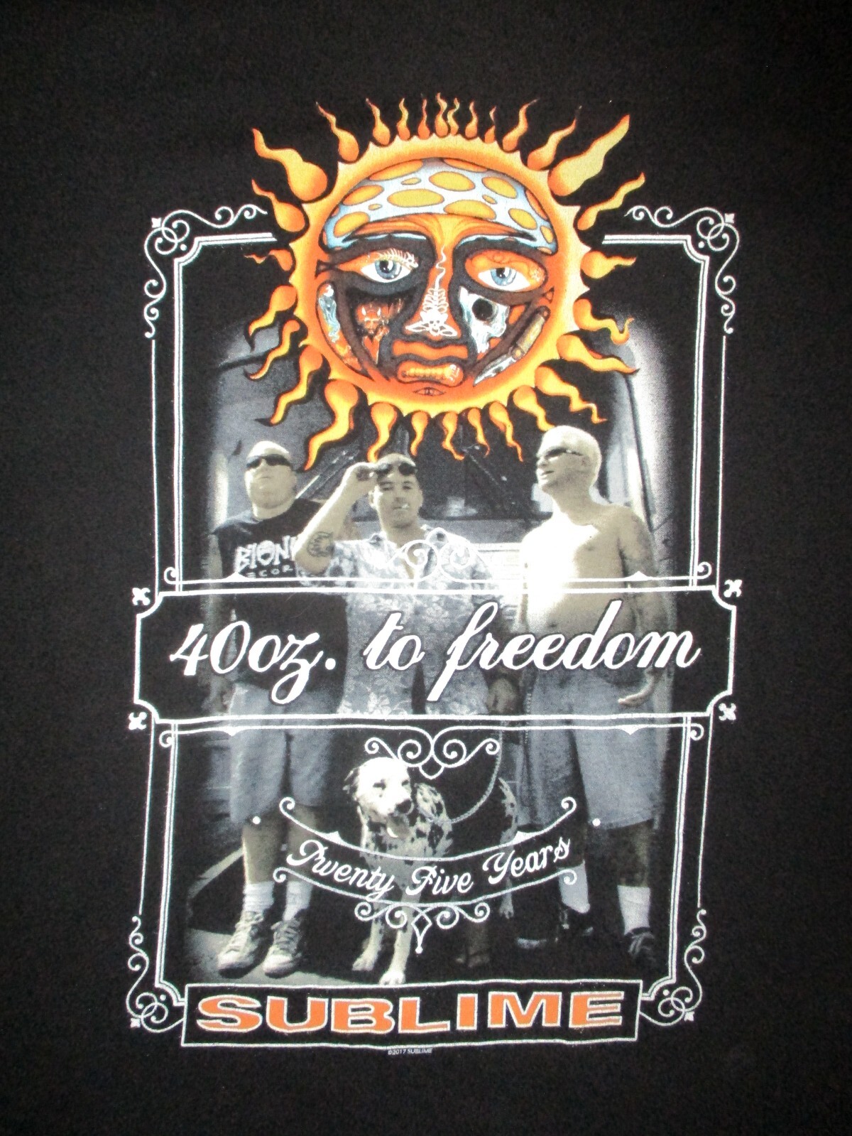 SUBLIME 40 OZ TO FREEDOM 25 YEARS ANNIVERSARY T SHIRT… - Gem
