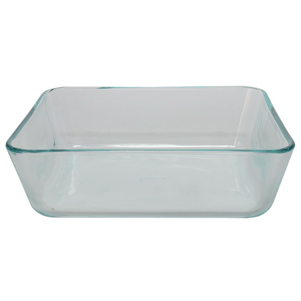Pyrex 7212 11-Cup Rectangle Glass Food Storage Dish w/ 7212-PC Red Lid ...