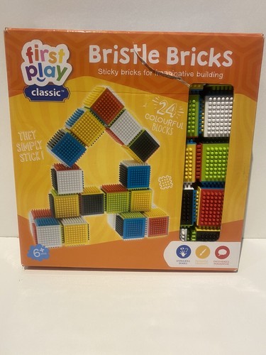 Bristle Bricks By First Play Classic Original (24pcs) Rare - Some Box ...