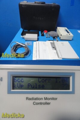Radcal 9010 Radiation Monitor Controller W/ Converter 3X Ion Chambers ...