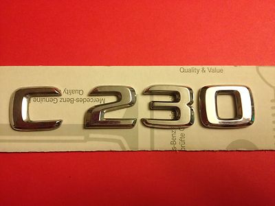 Mercedes C 230 Badge Emblem OEM | eBay