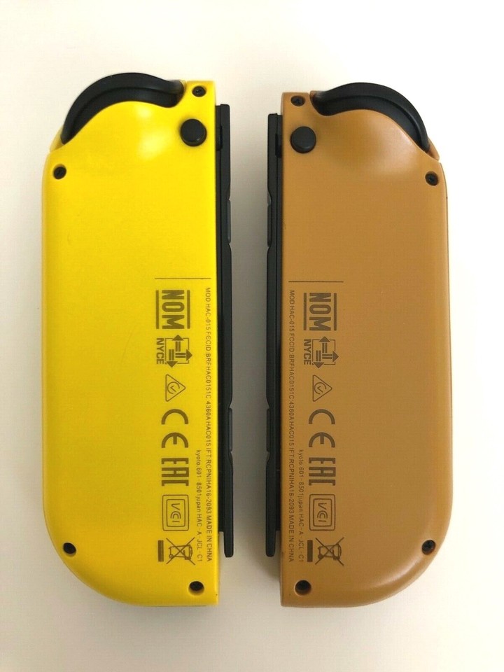 Custom Nintendo Switch Pikachu Eevee Pokemon Theme Style Joy Cons ...