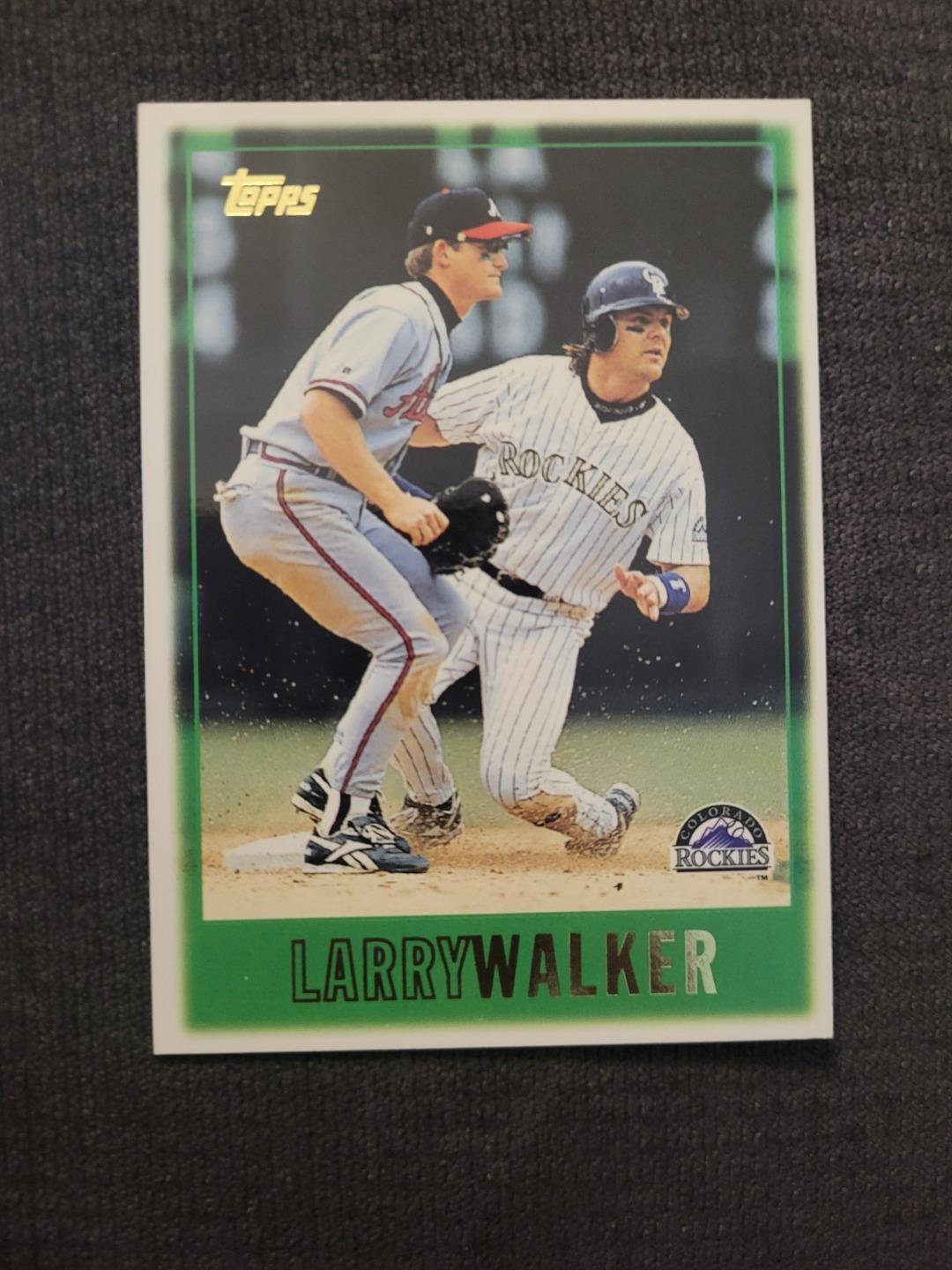 1997 Topps #461 Larry Walker ~ Colorado Rockies ~ MLB Trading Card | eBay