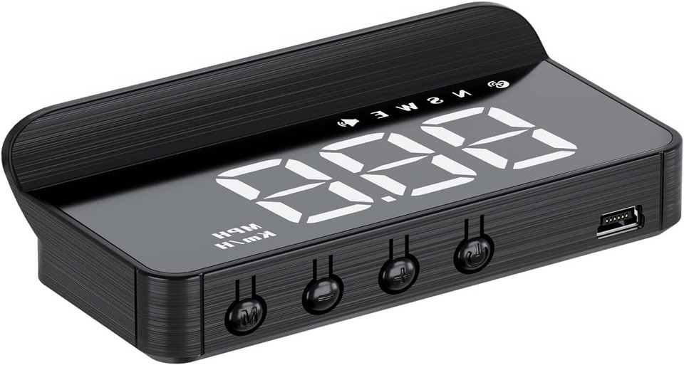 Multi-Function Car HUD Speedometer with Fatigue Warning - Safeguard ...