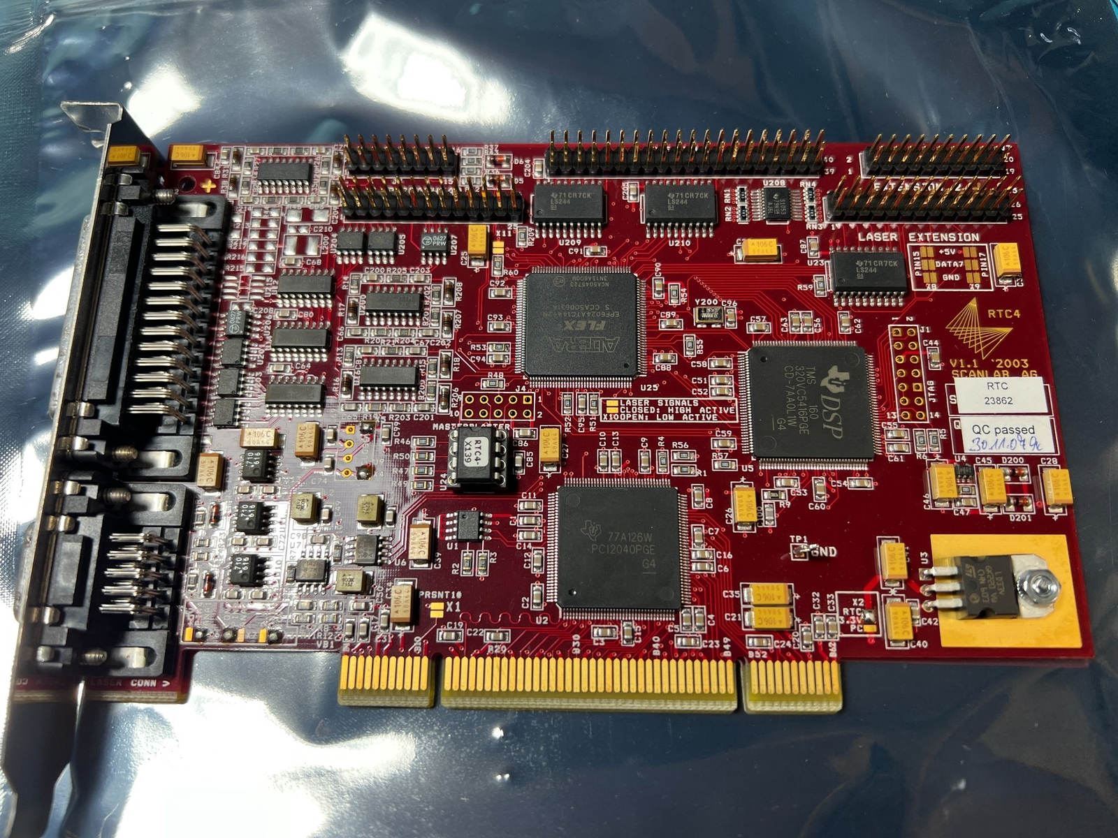 Scanlab RTC4 V1.1 Laser Galvo Scanhead Controller PCI Board XY2-100 ...