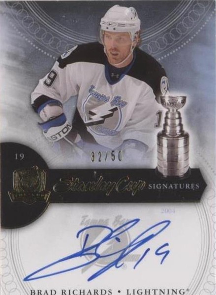 2011-12 Upper Deck The Cup - Stanley Cup Signatures #SCS-BR Brad ...