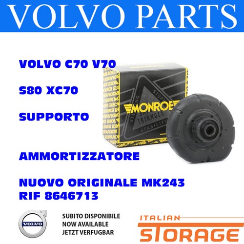VOLVO C70 V70 S80 XC70 SUPPORTO AMMORTIZZATORE NUOVO ORIGINALE MK243 ...
