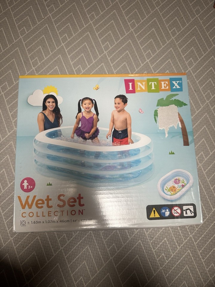 Intex swimming Pool Children Oval Shape | eBay UK