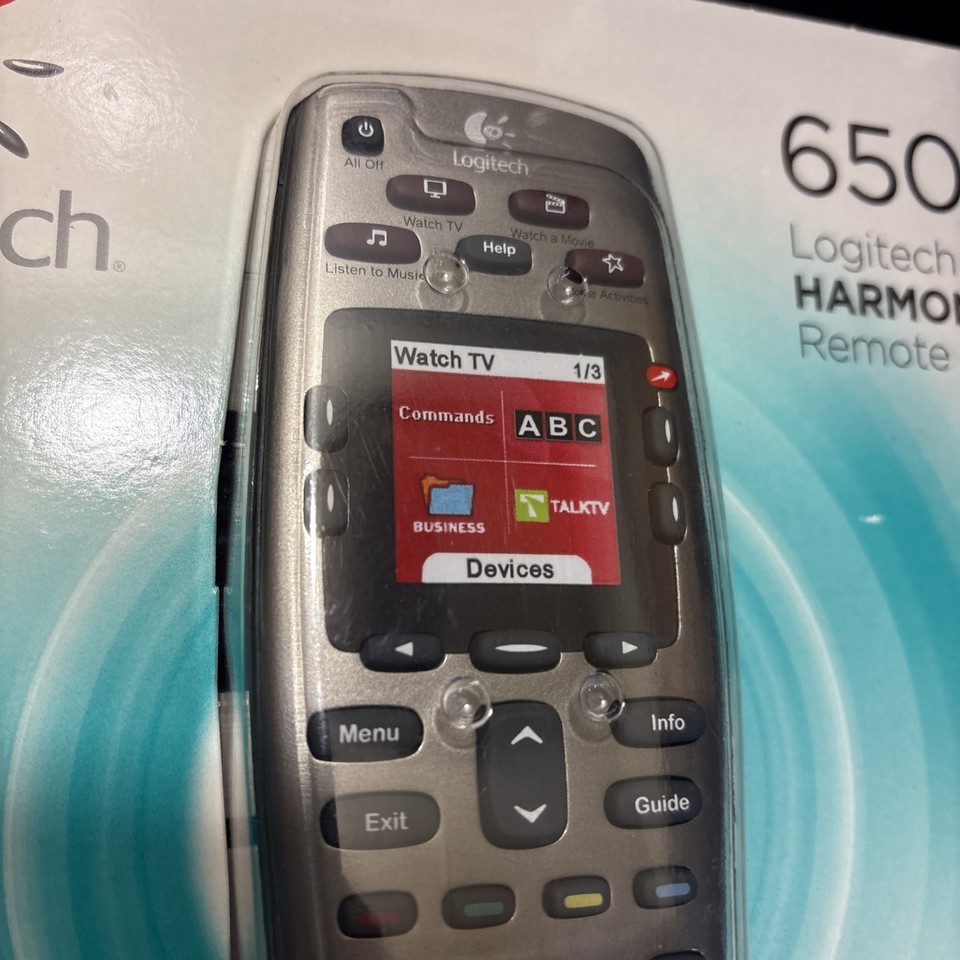 Logitech Harmony 650 Universal Color Screen Remote *Read* 97855081193| eBay