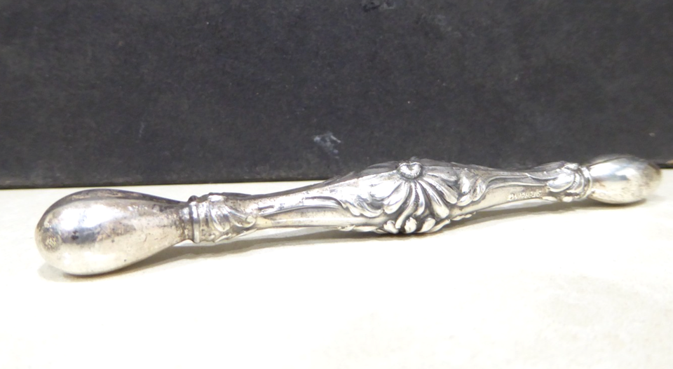 Antique Sterling Silver Glove Darner Darning Sewing Tool ornate 4" | eBay