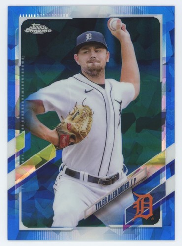 2021 Topps Chrome Update Sapphire Tyler Alexander Detroit Tigers #US299 ...