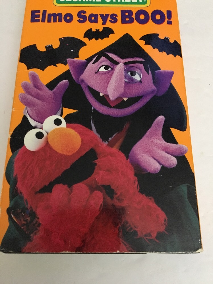 Sesame Street-Elmo Says Boo [VHS]-TESTED-RARE VINTAGE COLLECTIBLE-SHIPS ...