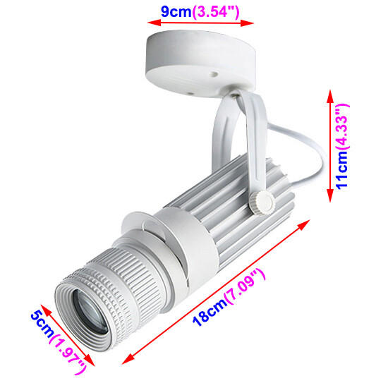 LED COB Ceiling Light Picture Spotlight Focus Lamp Adjustable Aperture ...