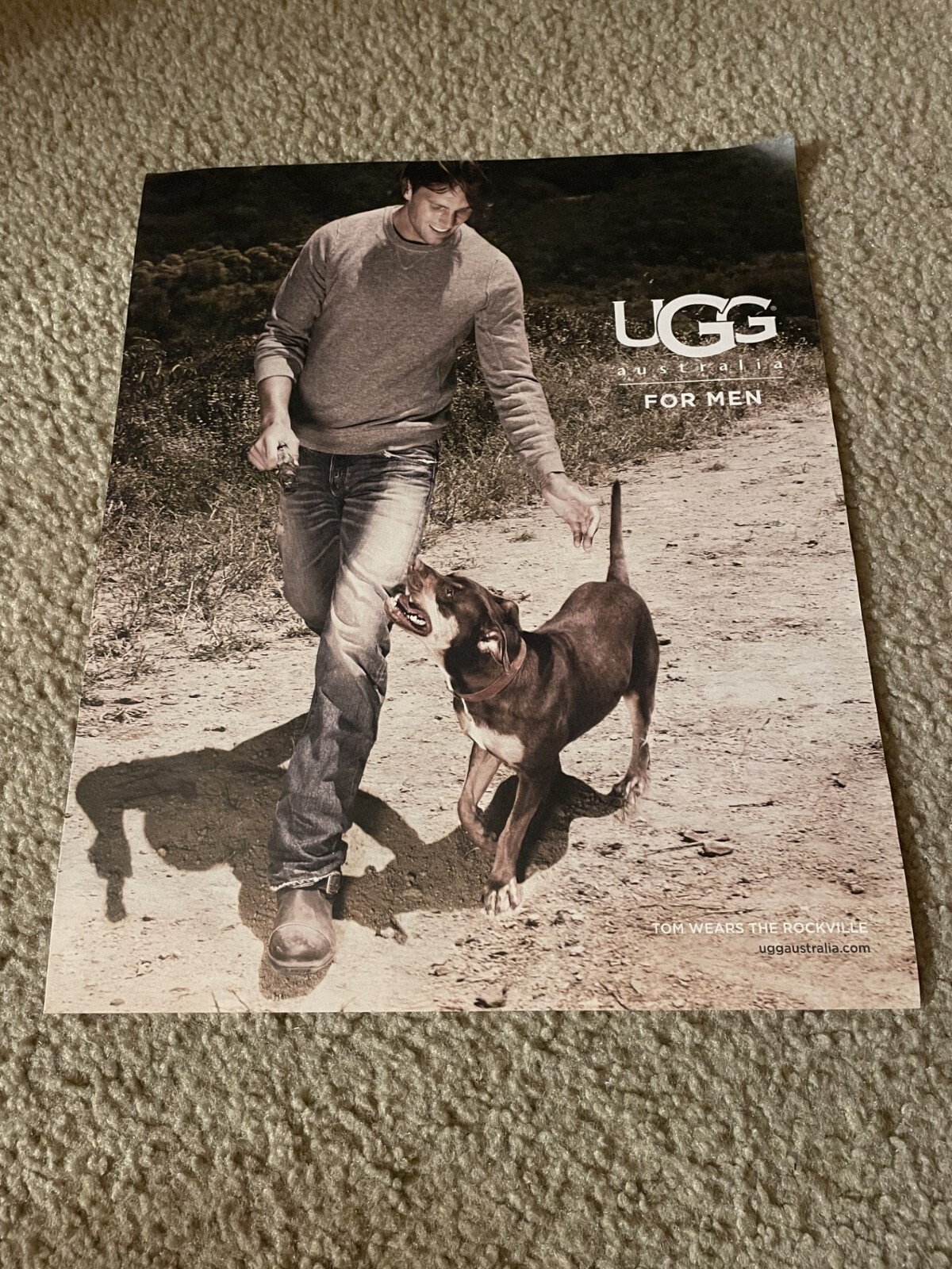 Vintage 2011 TOM BRADY UGG SHOES Poster Print Ad PATRIOTS | eBay