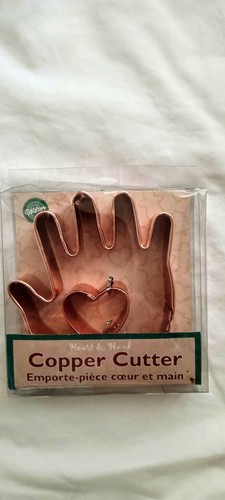 Wilton COPPER CUTTER Heart & Hand | eBay