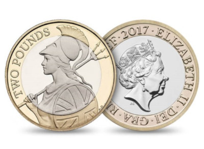 2017 £2 Two Pound Coin Britannia Brilliant Uncirculated BUNC UK Royal ...