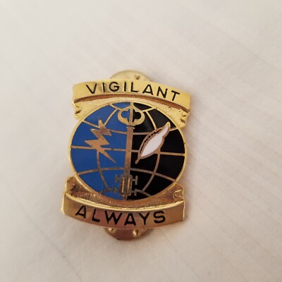 US Army Security Vigilant Always NS Meyer New York Lapel Pin | eBay