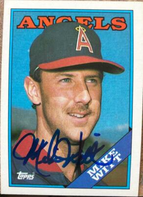 Mike Witt Autographed 1988 Topps #270 | eBay