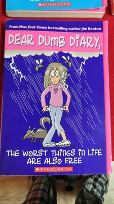 DEAR DUMB DIARY Jim Benton - The Worst Things in Life Are Also Free | eBay