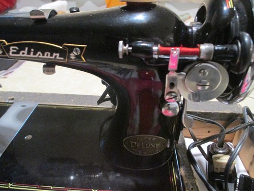 Edison Shuttle Bobbin Sewing Machine~Rare Vintage Collectible~Working ...