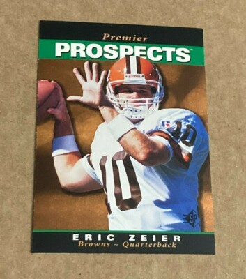 1995 SP ERIC ZEIER RC #2 ~ Georgia Bulldogs / Cleveland Browns ~ ROOKIE ...