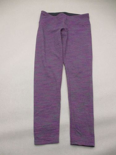 TUFF ATHLETICS Size S Womens Purple Stretch Pull On Athletic Crop ...