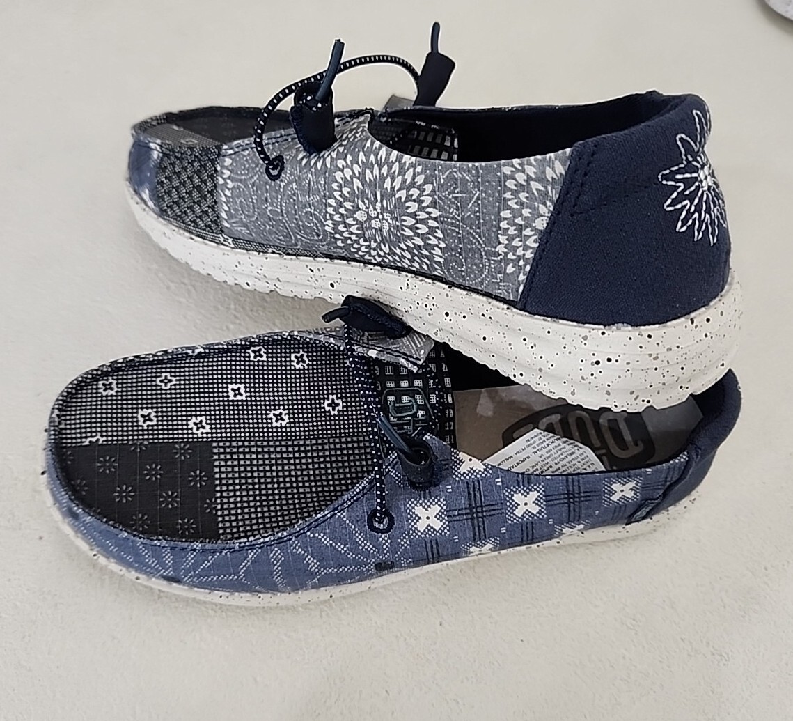 cheap online shop o1w1db10823 HTF HEY DUDE SLIDES