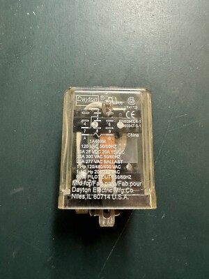 Dayton Enclosed Power Relay 120VAC 1A489M | eBay