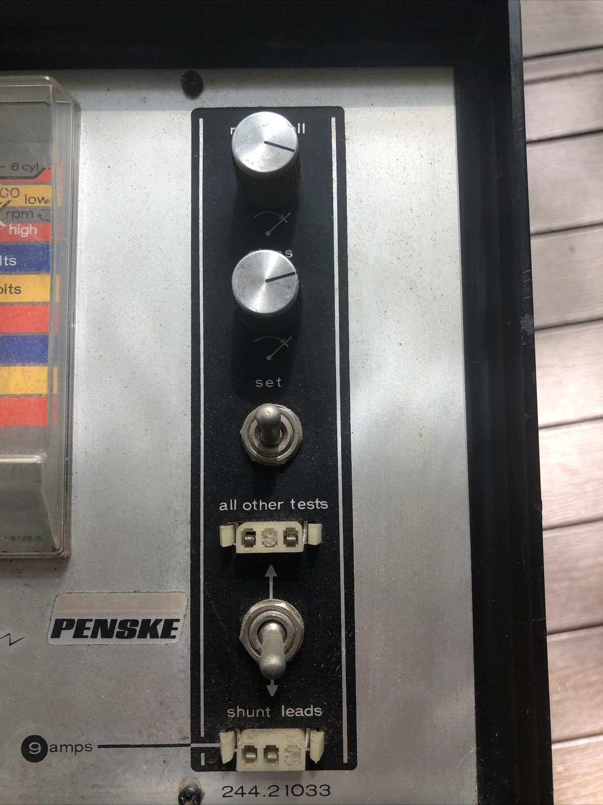 AWESOME L@@K Vintage Penske Engine Analyzer Garage Art | eBay