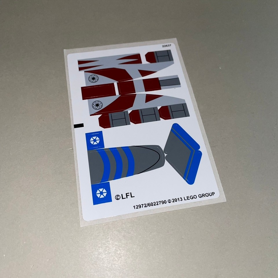 New Original Unused Sticker Sheets from Lego Star Wars Theme READ ...