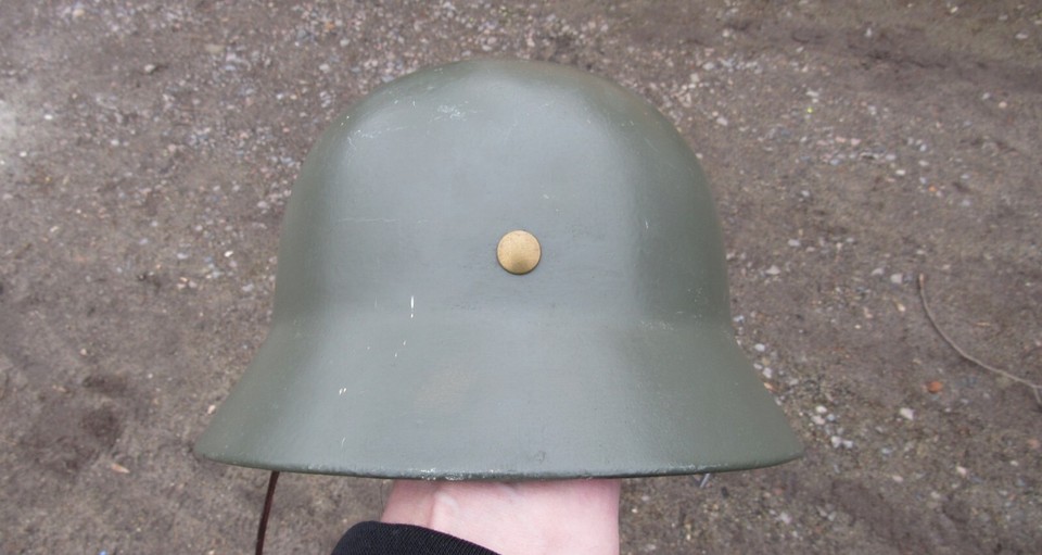 Original-Authentic WW2 WWII Relic German helmet Wehrmacht MFR No. SE64 ...