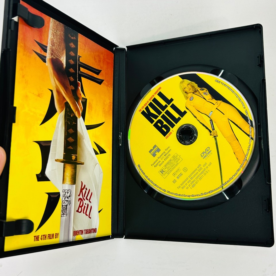 Kill Bill Volumes 1 and 2 DVD Quentin Tarantino Uma Thurman | eBay