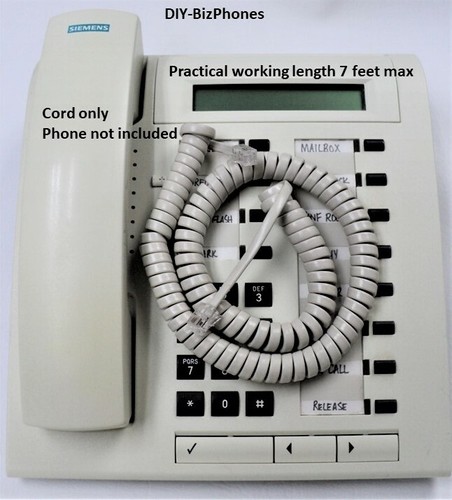 10-Pack Lot Misty Cream 12Ft Avaya Phone Handset Cord Spirit AT&T ...