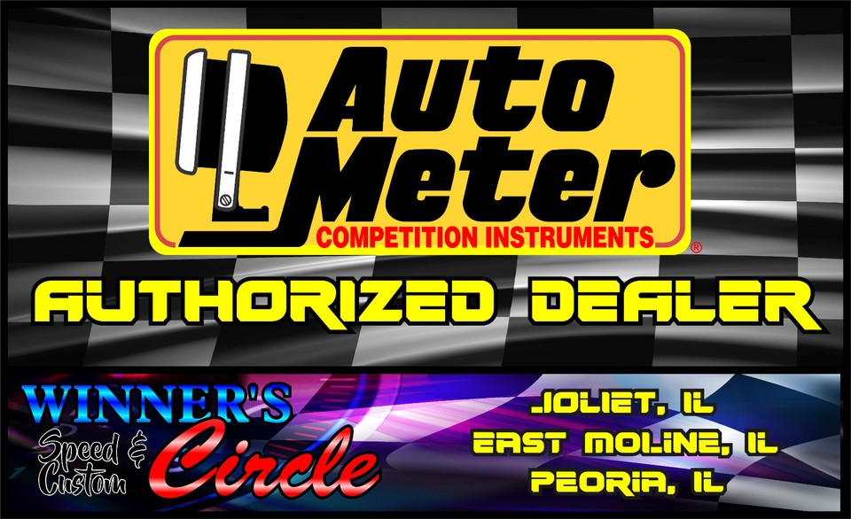 AutoMeter 2888 Pedestal 2-5/8" Universal Tachometer 0-5000 RPM Gauge ...